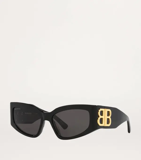 Balenciaga Injected Bb0321s Sunglasses - Black