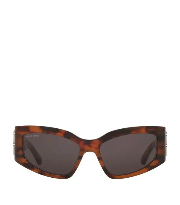 Balenciaga Acetate Bb0321s Sunglasses - Brown