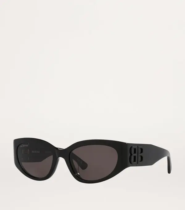 Balenciaga Acetate Bb0324sk Sunglasses - Black
