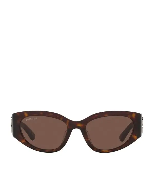 Balenciaga Acetate Bb0324sk Sunglasses - Brown