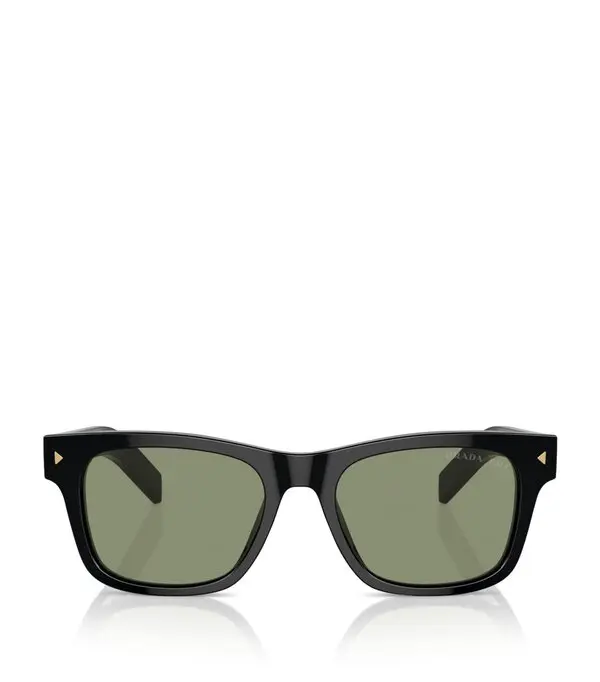 Prada Acetate Wayfarer Sunglasses - Olive Green