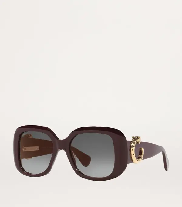 Cartier Panthère De Sunglasses - Red