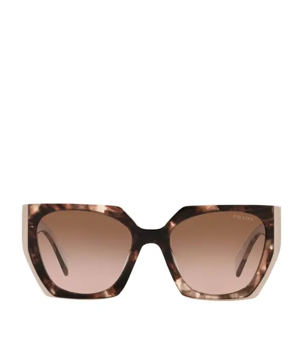 Prada Acetate Sunglasses - Brown