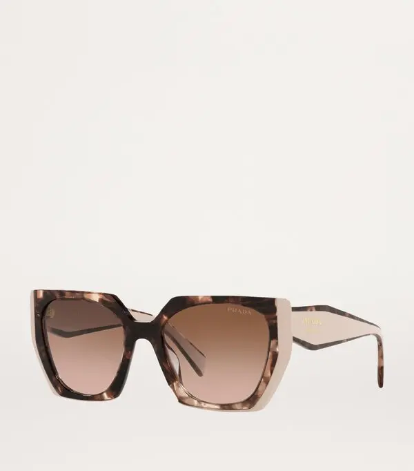 Prada Acetate Sunglasses - Brown