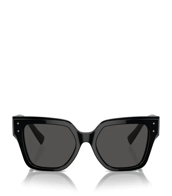 Dolce & Gabbana Acetate Square Frame Sunglasses - Black
