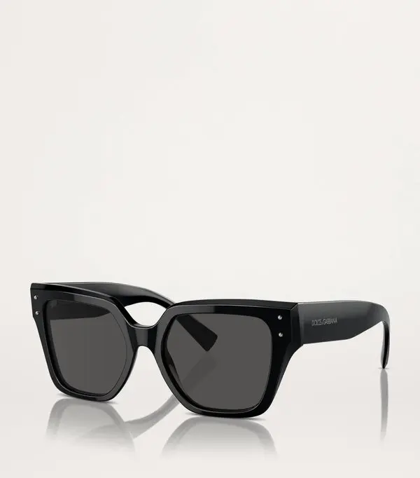 Dolce & Gabbana Acetate Square Frame Sunglasses - Black