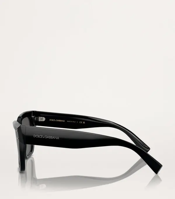Dolce & Gabbana Acetate Square Frame Sunglasses - Black