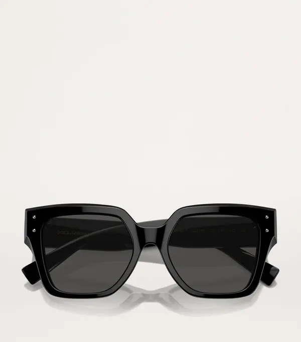 Dolce & Gabbana Acetate Square Frame Sunglasses - Black