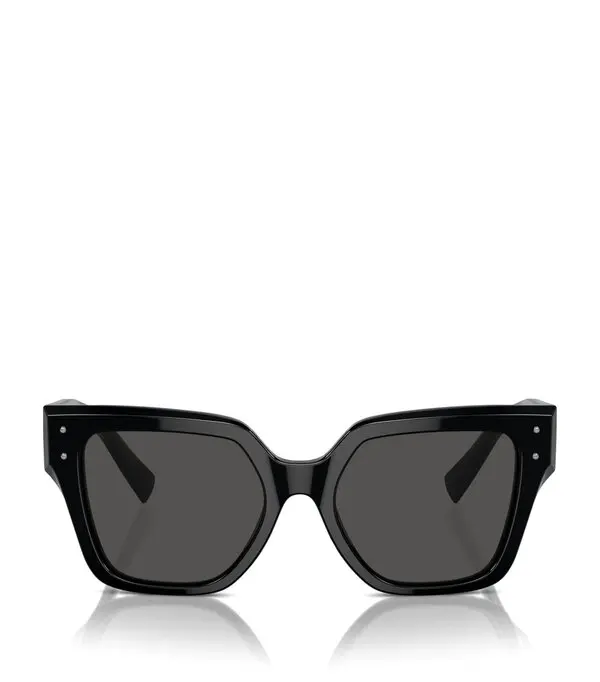Dolce & Gabbana Acetate Square Frame Sunglasses - Black