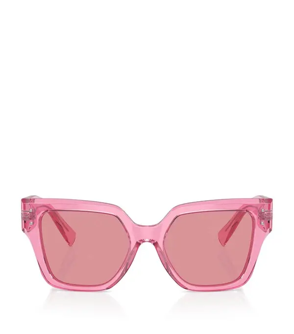 Dolce & Gabbana Acetate Square Frame Sunglasses - Pink