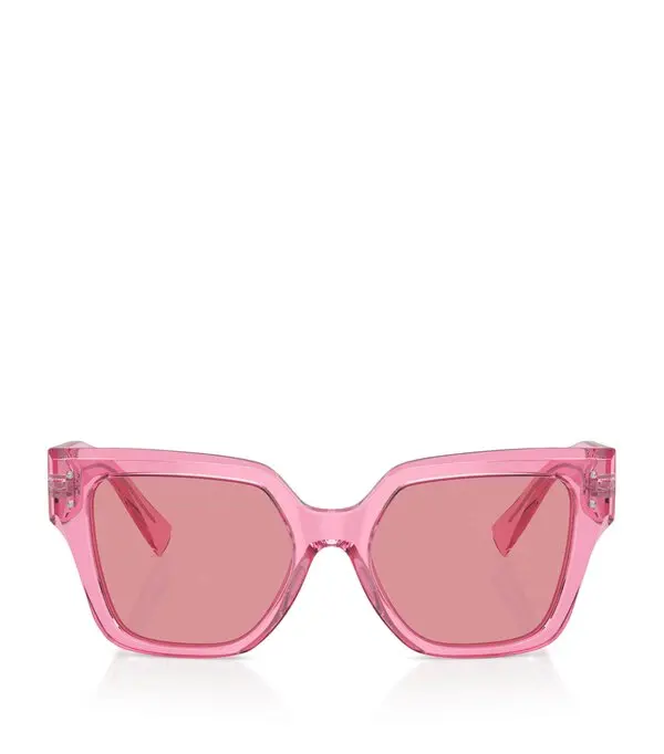 Dolce & Gabbana Acetate Square Frame Sunglasses - Pink