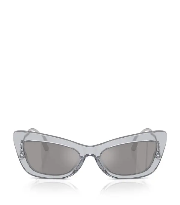 Dolce & Gabbana Acetate Cat Eye Sunglasses - Grey