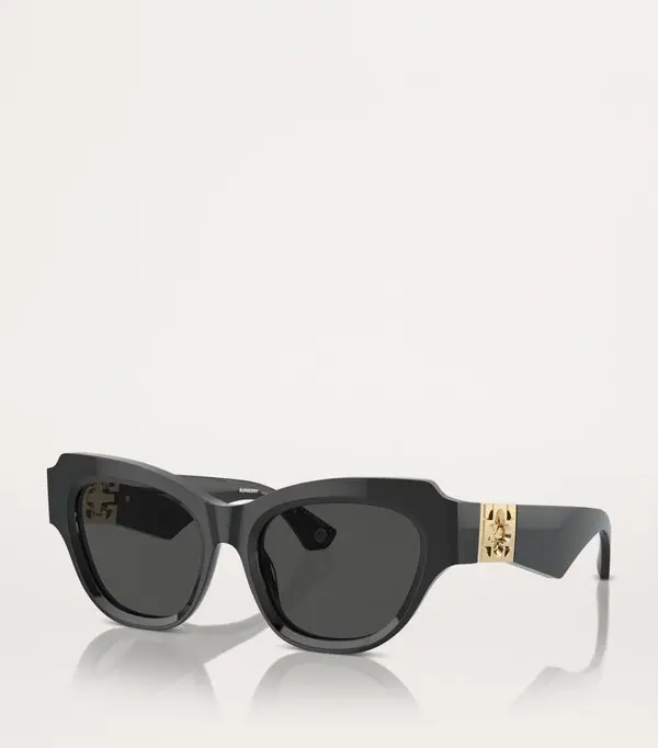 Burberry Acetate Cat Eye Sunglasses - Grey
