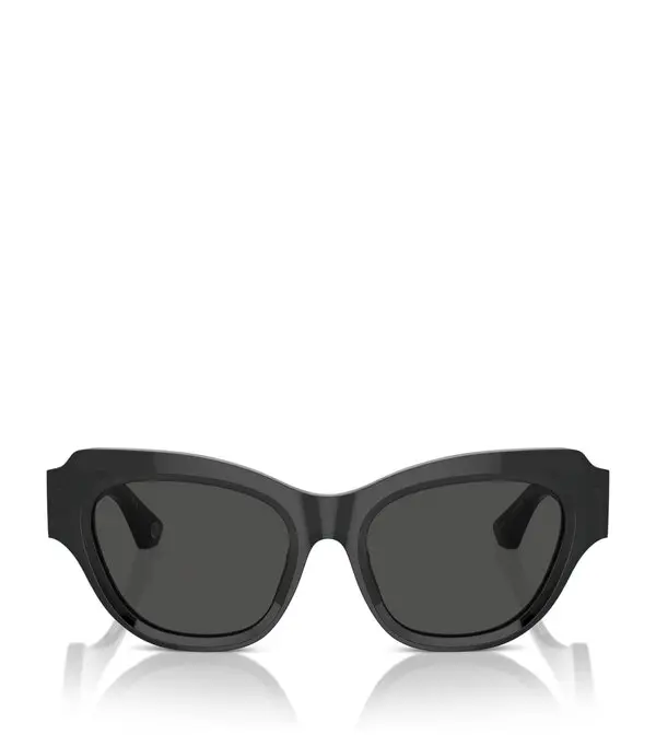 Burberry Acetate Cat Eye Sunglasses - Grey