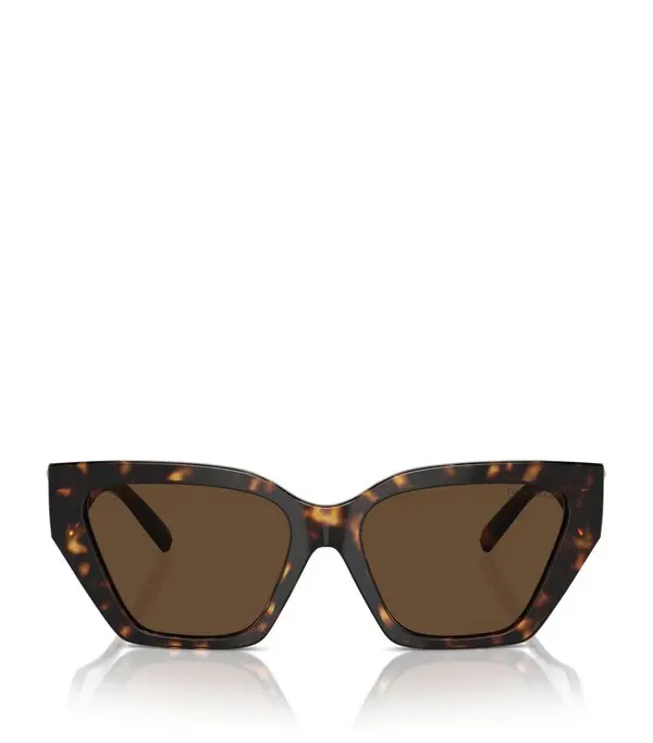 Tiffany & Co. Acetate Cat Eye Sunglasses - Brown