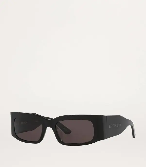 Balenciaga Acetate Rectangular Frame Sunglasses