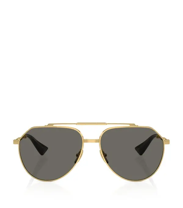 Dolce & Gabbana Aviator Sunglasses - Gold