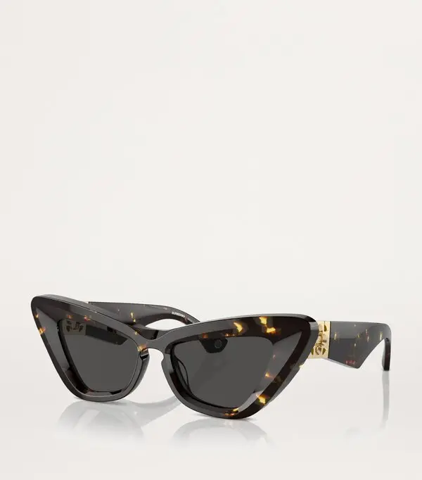 Burberry Acetate Cat Eye Sunglasses - Brown