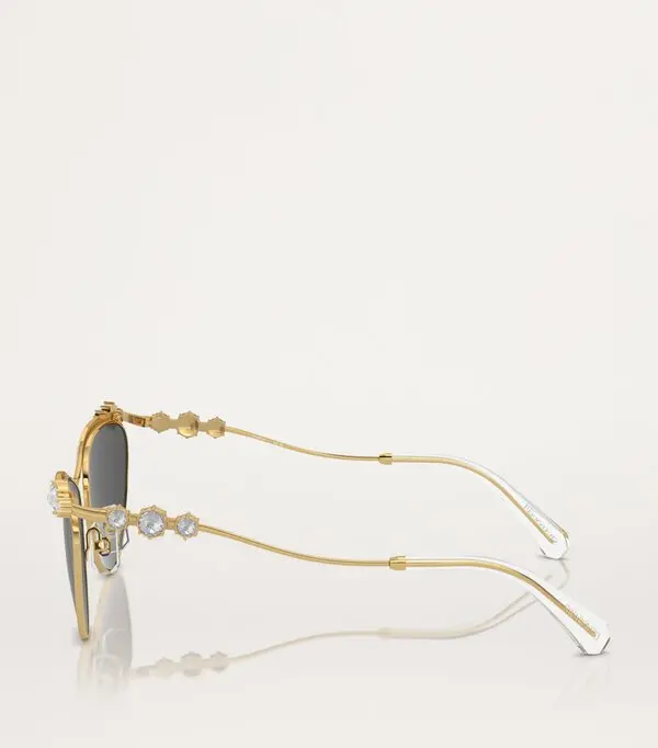 SWAROVSKI Metal Embellished Sunglasses
