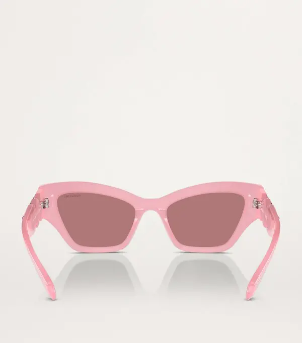 SWAROVSKI Sk6021 Acetate Cat Eye Sunglasses - Pink