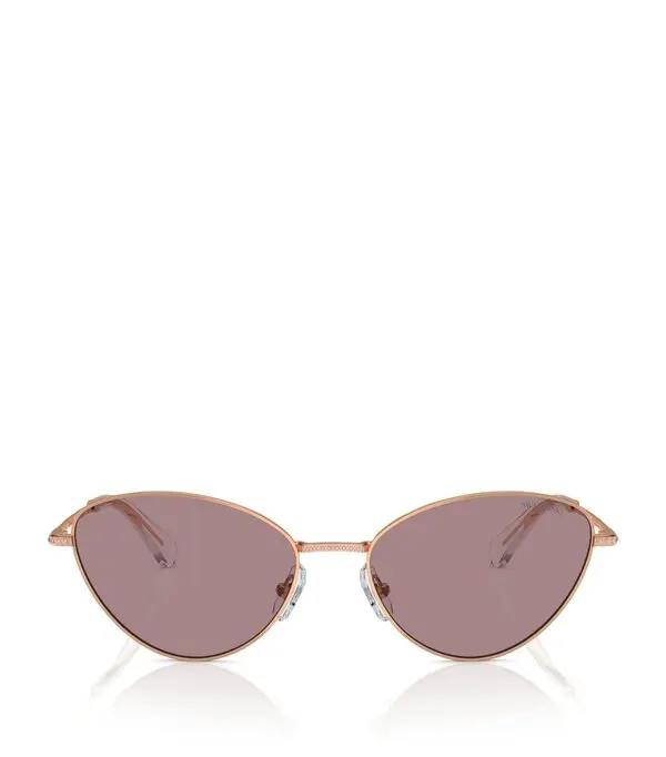 SWAROVSKI Metal Sunglasses - Gold