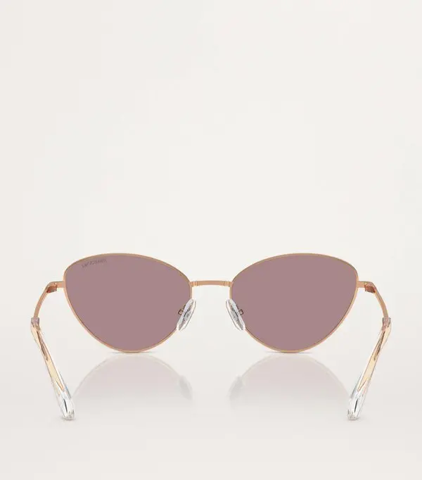 SWAROVSKI Metal Sunglasses - Gold