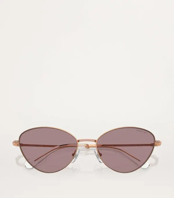 SWAROVSKI Metal Sunglasses - Gold