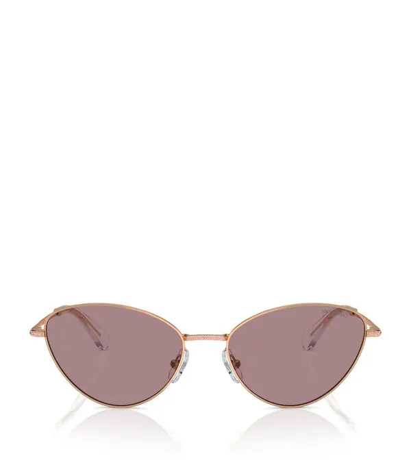 SWAROVSKI Metal Sunglasses - Gold