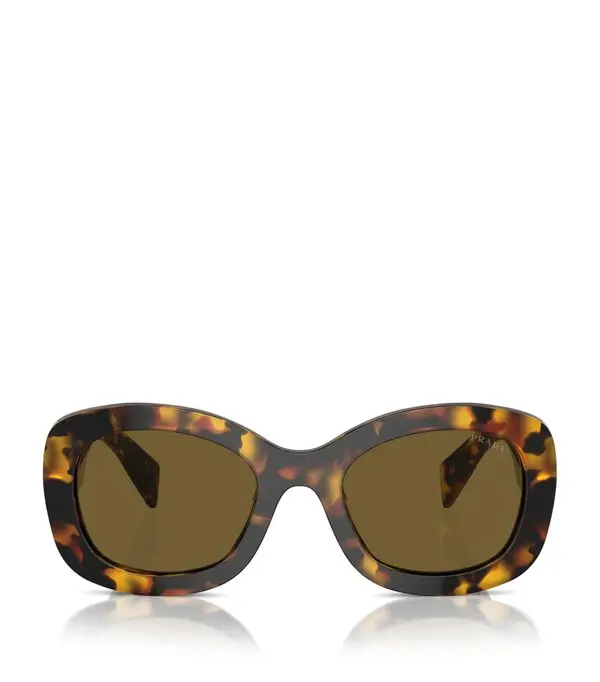 Prada Acetate Sunglasses - Brown