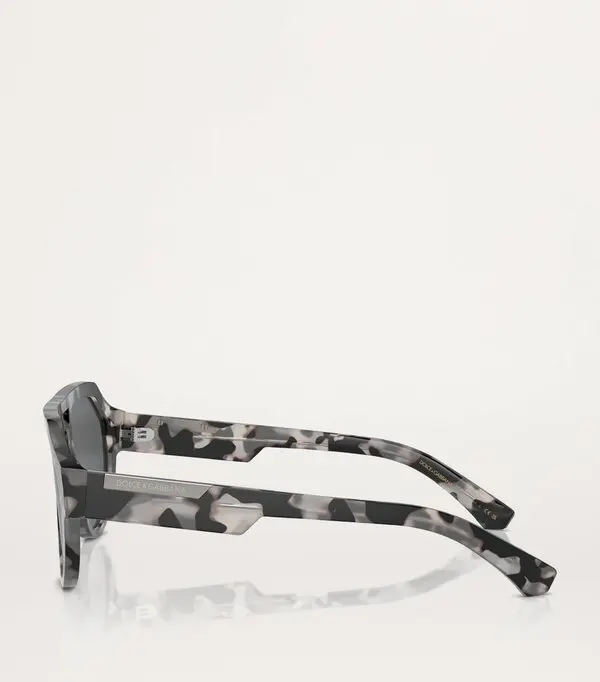Dolce & Gabbana Acetate Aviator Sunglasses