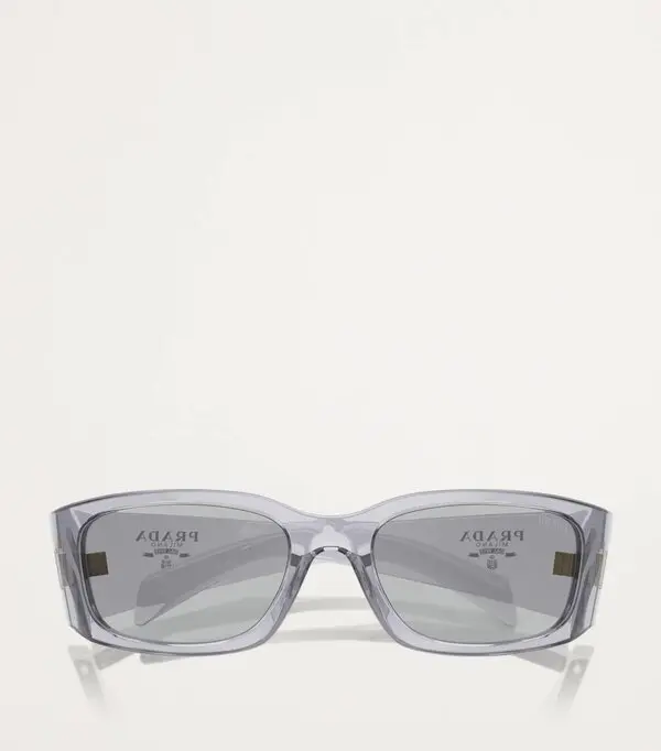Prada Acetate Rectangular Frame Sunglasses
