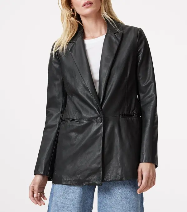 ALLSAINTS Deri Leather Blazer
