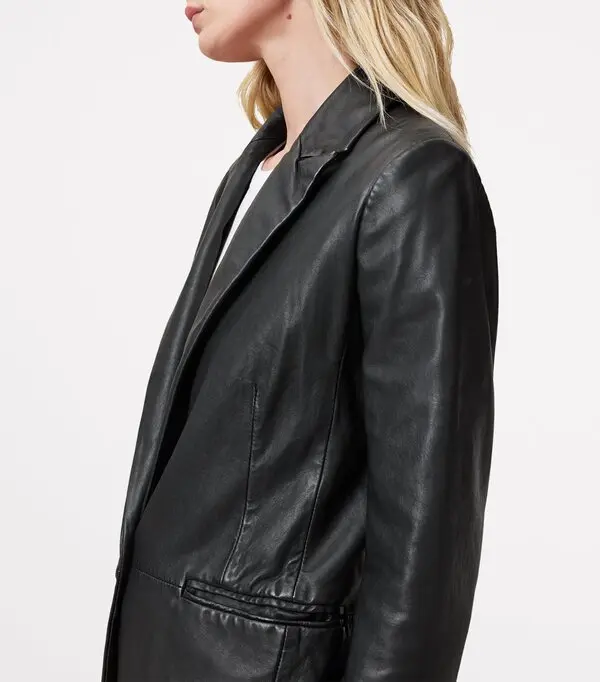 ALLSAINTS Deri Leather Blazer