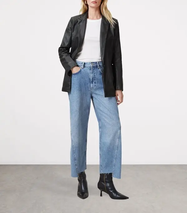 ALLSAINTS Deri Leather Blazer