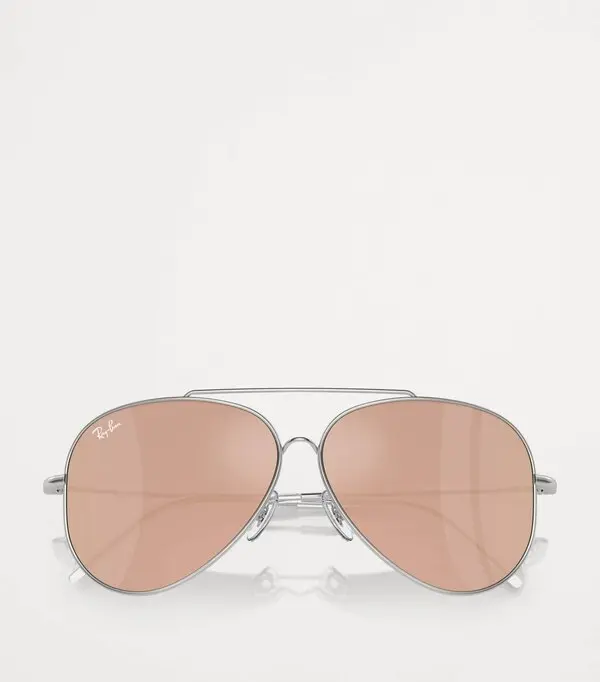 Ray-ban X Lenny Kravitz Aviator Sunglasses - Silver