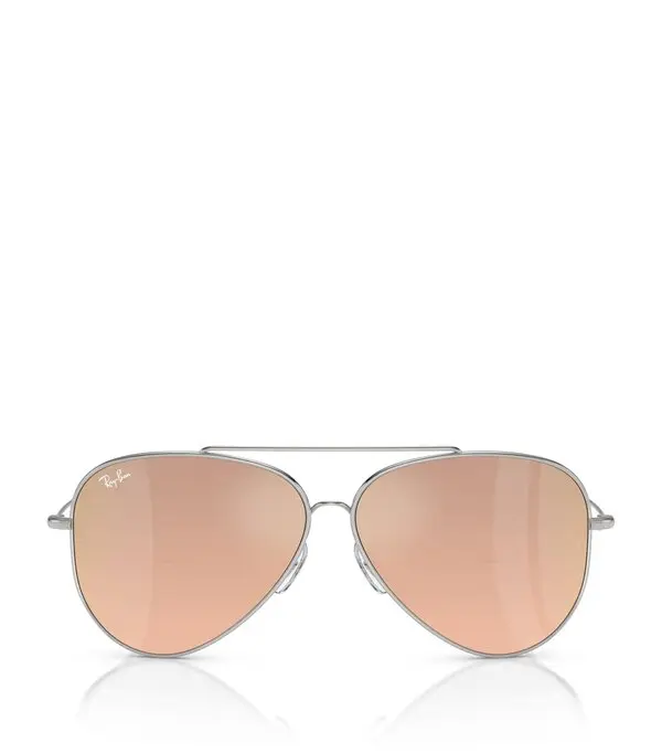 Ray-ban X Lenny Kravitz Aviator Sunglasses - Silver