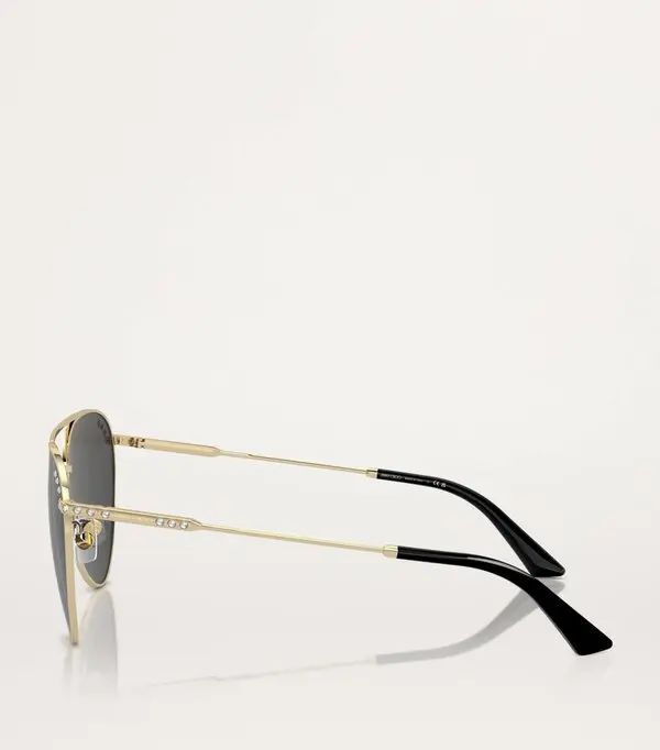 JIMMY CHOO Aviator Sunglasses