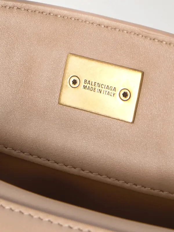 Balenciaga Rodeo Mini Leather Tote - Neutrals