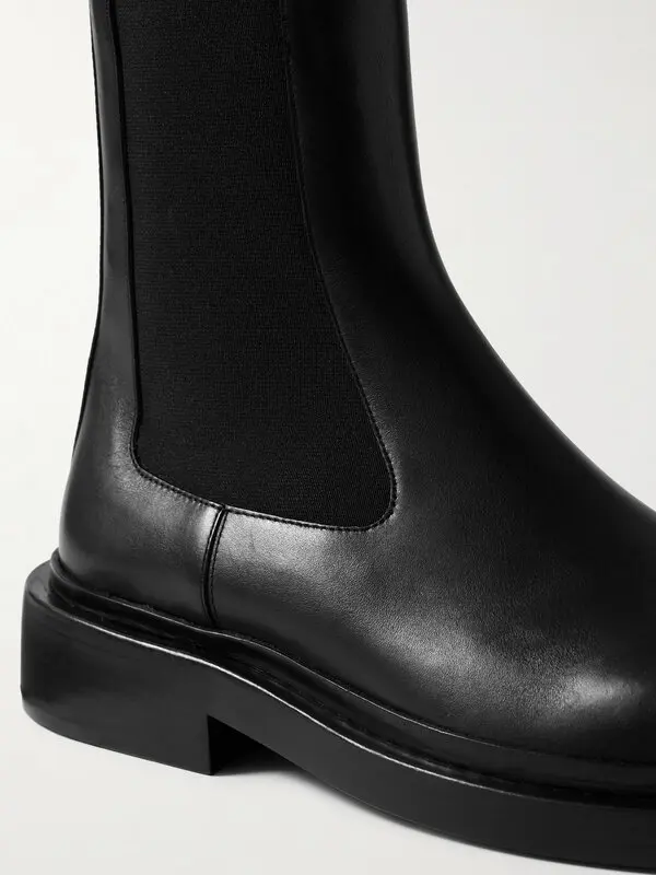 JIL SANDER Leather Chelsea Boots