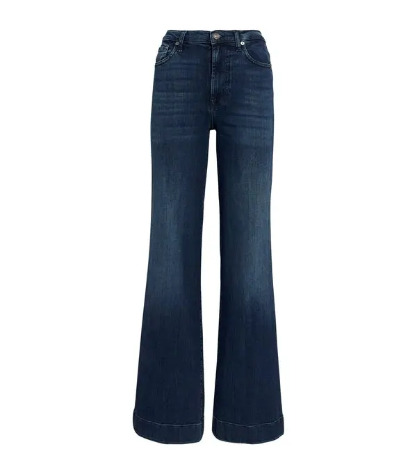 7 For All Mankind Modern Dojo Soho Flared Jeans - Blue