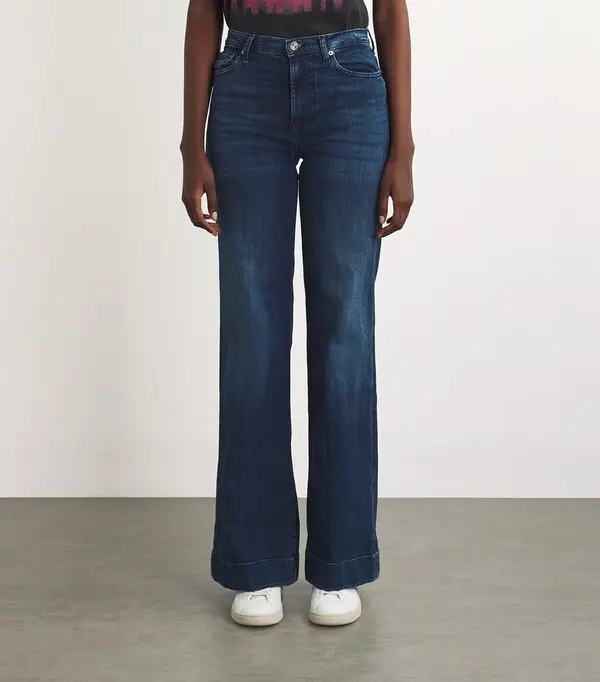 7 For All Mankind Modern Dojo Soho Flared Jeans - Blue