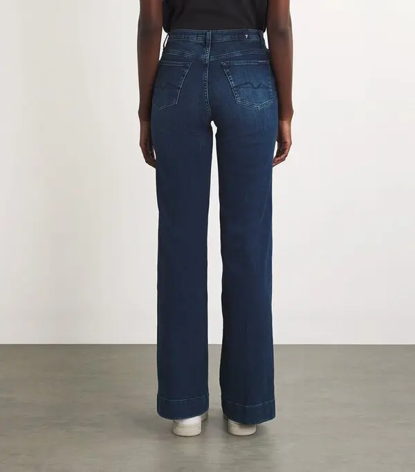 7 For All Mankind Modern Dojo Soho Flared Jeans - Blue