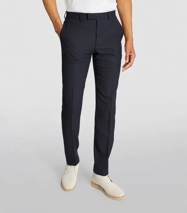Sandro Wool Suit Trousers - Blue