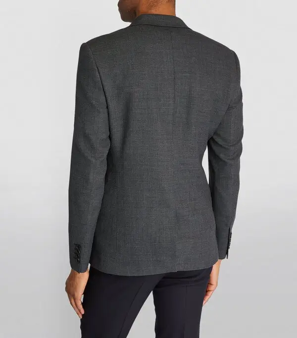 Sandro Wool Suit Jacket - Black