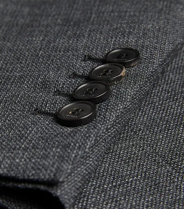 Sandro Wool Suit Jacket - Black