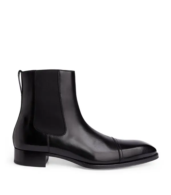TOM FORD Patent Leather Chelsea Boots