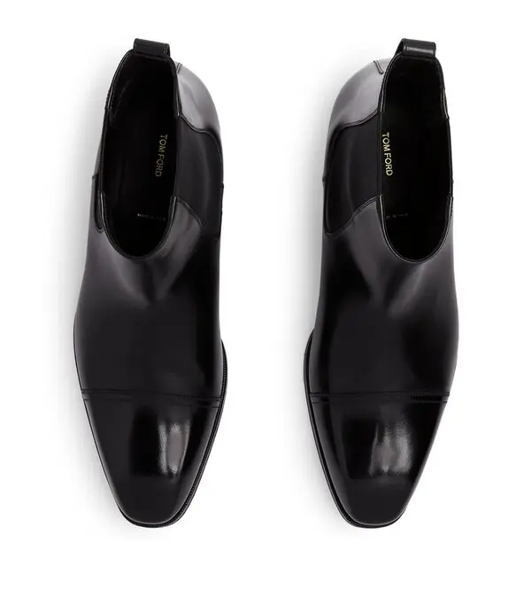TOM FORD Patent Leather Chelsea Boots