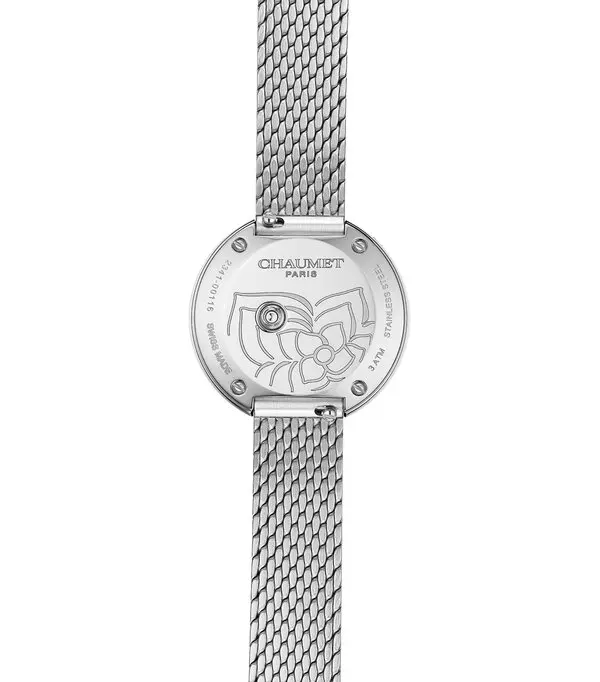 CHAUMET Stainless Steel And Diamond Hortensia Watch