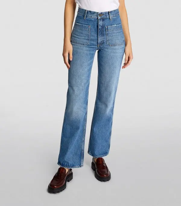 Sandro High-rise Flared Jeans