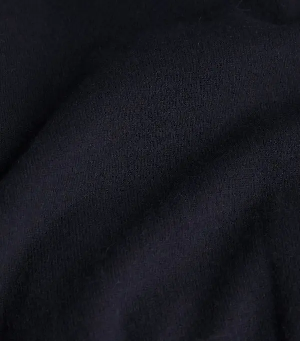Sandro Cashmere Ribbed Crew Neck Sweater - Blue